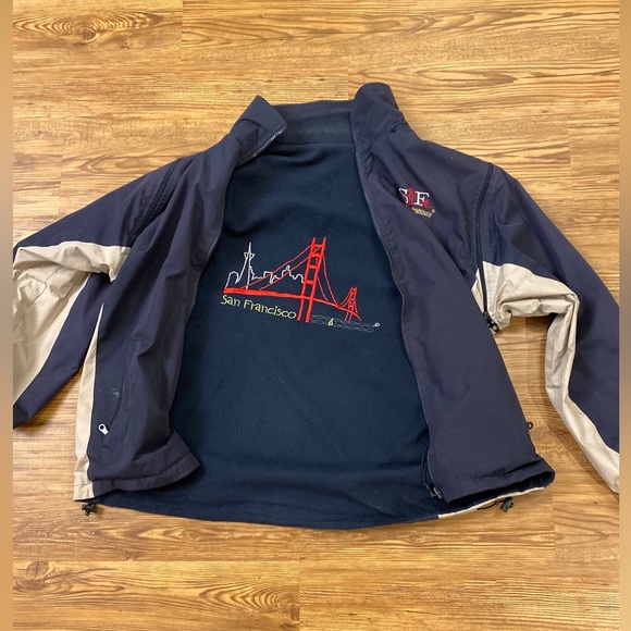 Jackets & Coats | Vintage Golden Gate Bridge Reversible Jacket | Poshmark